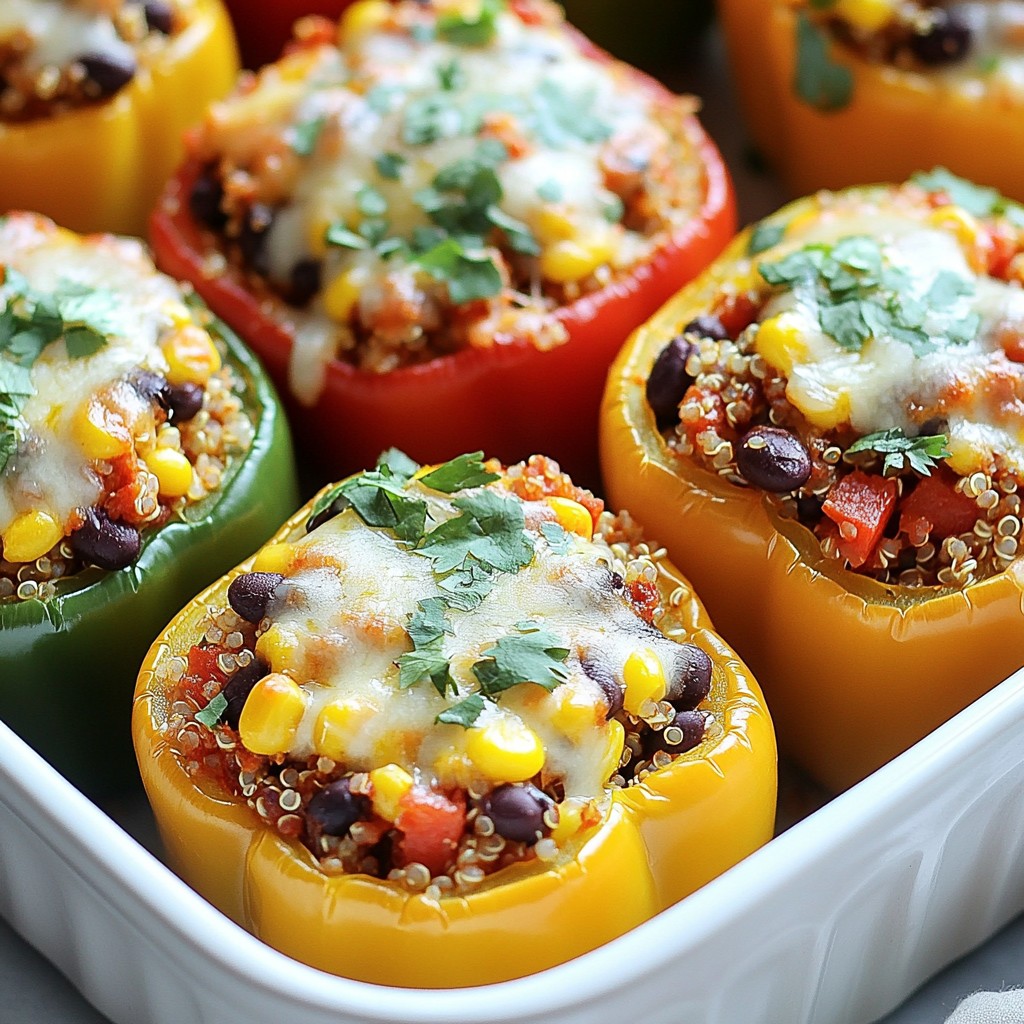 Quinoa Stuffed Bell Peppers Nourishing and Filling Dish - Recipe Website